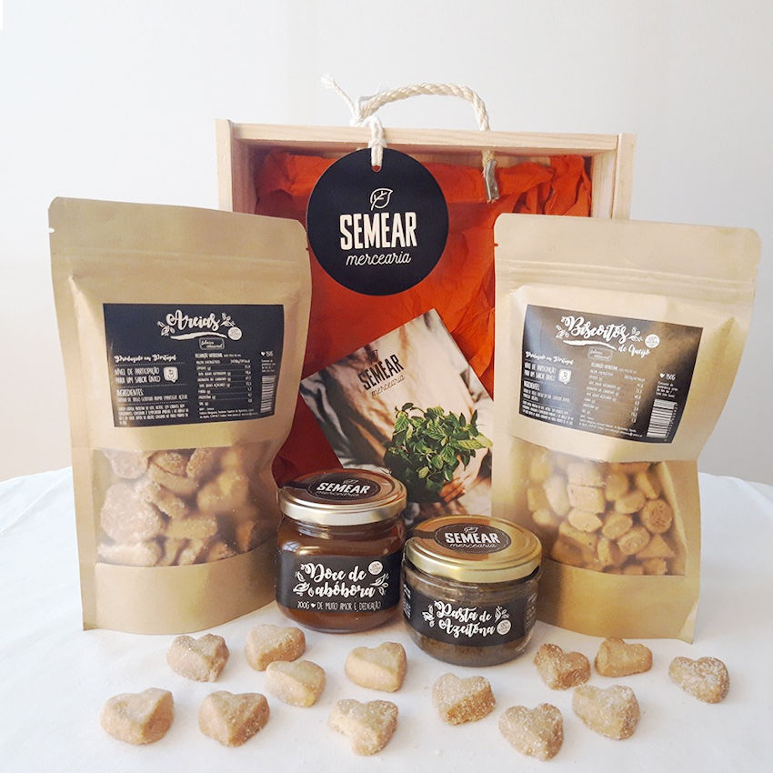 Compra Solidária - Alimentos e Bebidas - Cabaz Romântico SEMEAR