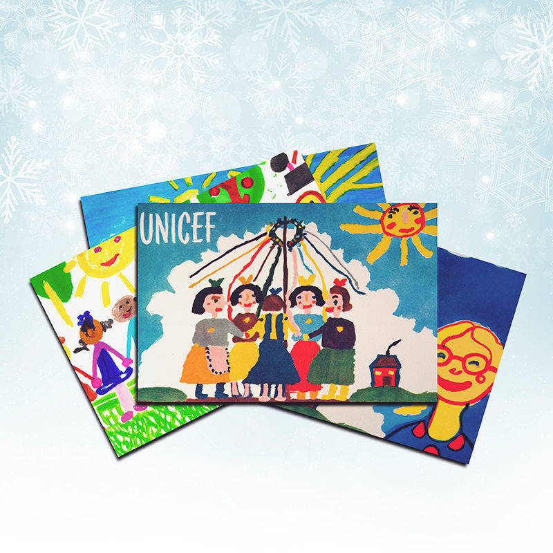 Compra Solidária - Postais Impressos - O Primeiro Postal UNICEF - Pack ...